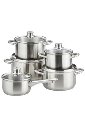 Berndes Kochtopfset Lumina, Metall, 5-teilig, 16 cm,20 cm,16 cm, 290x260x490 cm, Kochen, T&ouml;pfe, Topfsets