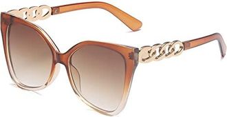 Generic Lunettes de soleil tendance oeil de chat pour hommes et femmes (couleur : C, taille : moyen) 2026