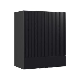 Vicco K&uuml;chenschr&auml;nke Fame-Line, Schwarz gestreift, 60 cm, Vicco