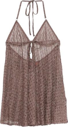 Missoni Halterneck Knitted Mini Dress