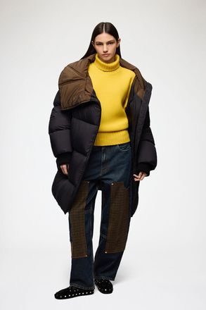 Ganni Maxi-Pufferjacke aus schwarzem Future-Nylon - Gr&ouml;&szlig;e 32 gemischt