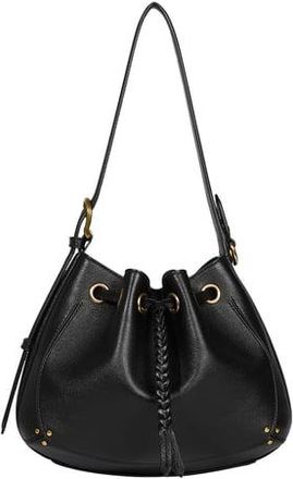 Jerome Dreyfuss Sac &eacute;paule uni en cuir
