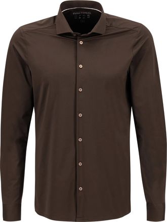 Pure Herren Hemd braun Jersey