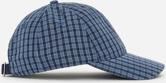 Arket Baseballkappe Aus Popeline -Blau