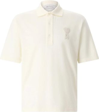 Ami Homme, Tops, Blanc, Taille: M Polo Chemises