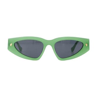 Nanushka Womens Sunglasses Green Acetate