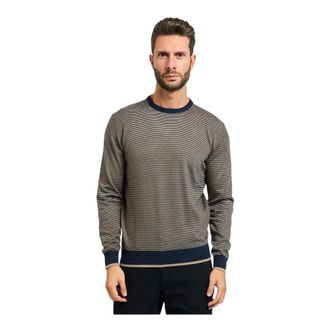 Yes-Zee YES Zee, Homme, Pulls, Bleu, Taille: XL Pull Ras du Cou