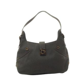 Ferragamo Pre-owned Gancini Schultertasche - - Pre-owned - Damen - Gr&uuml;n - ONE SIZE