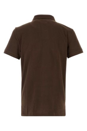 Polo Ralph Lauren Mens Cotton Piquet Polo Brown