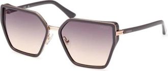 Guess Femme, Accessoires, Gris, Taille: ONE Size Lunettes de soleil en r&eacute;sine avec protection UV