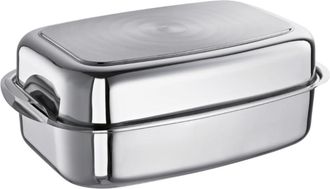 Schulte Ufer 67067-36 Allzweck-Bräter, 36 x 25 cm, Edelstahl, Silber