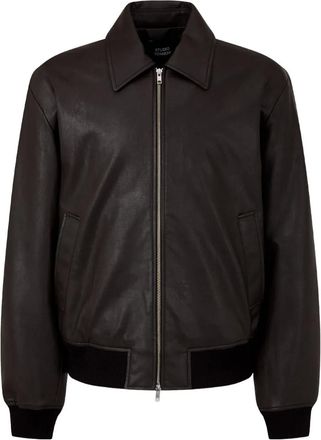 TOMBOY veste bomber &agrave; fermeture zipp&eacute;e - Marron