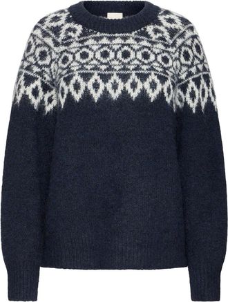 Ichi Ichi - Tricot - Femme - Pulls - Bleu - Taille: 38 FR