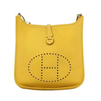 Herm&egrave;s Pre-owned Cuir sacs-ports-paule - Femme - Pre-owned - Jaune - Taille: ONE Size
