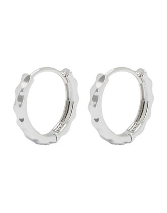 8 by YOOX CARVED SMALL HOOPS