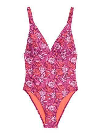 Marc O'Polo Marc OPolo Damen Badeanzug Abstract LeafSchwimmanzug, Einteiler, Bademode