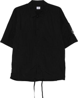 C.P. Company C.p. Company, Homme, Chemises, Noir, Taille: M Short Sleeve Shirt