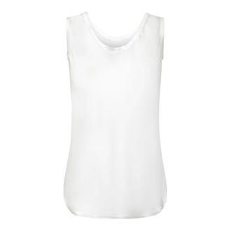 Blanca Vita Femme, Tops, Blanc, Taille: 36 FR Hauts sans manches