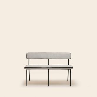 Madura Banc Ysabeau Dalila gris perle et noir - GRIS