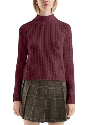 QS by s.Oliver Pullover mit Zopfmuster