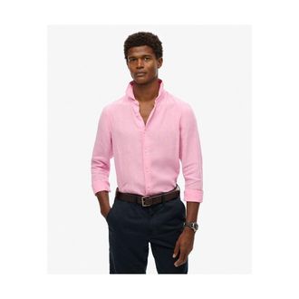 Superdry Chemise en lin &agrave; manches longues pour les vacances