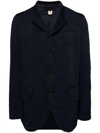 Comme Des Garçons veste imprimée - Bleu