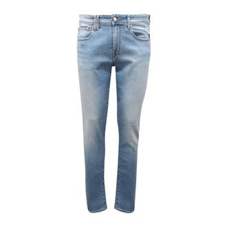 Cycle Homme, Jeans, Bleu, Taille: W31 Jean Skinny Délavé et Destroyed Bleu