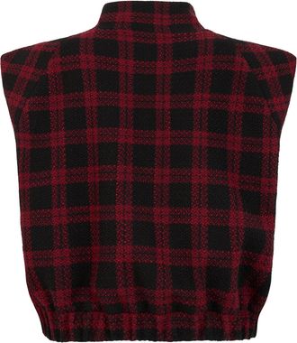 Pinko Checked Vest - Black