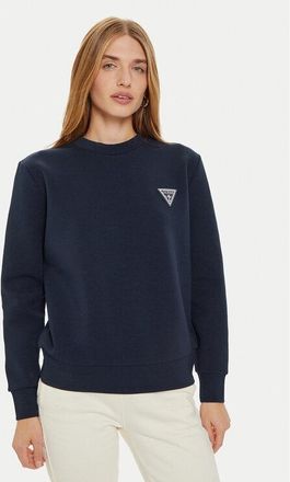 Guess Sweatshirt V4BQ23 KBCK2 Dunkelblau Regular Fit