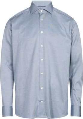 Eton Chemise droite jacquard en coton