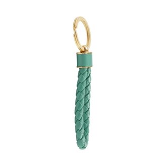 Bottega Veneta Femme, Accessoires, Vert, Taille: ONE Size Intreccio Key Ring