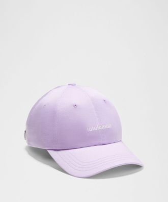 lululemon Unisex Baseballkappe im Classic Fit Logo - Größe L/XL in Lavender Frost/White