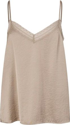 Lollys Laundry Femme, Tops, Beige, Taille: 42 FR Sleeveless Top