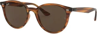 Ray-Ban Lunettes de soleil rondes Highstreet - unisex - Accessoires - Rouge - Taille: 53 MM