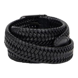Slowear Geflochtener Lederg&uuml;rtel - - Accessories - Herren - Schwarzk - 105 CM