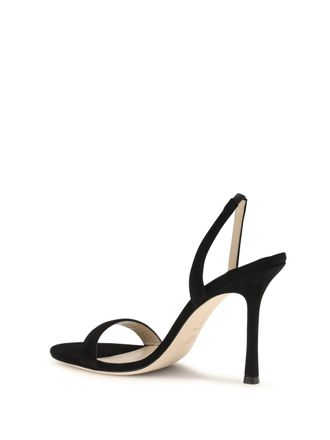 Jimmy Choo London Womens Sandals Jenn Black Calf Leather