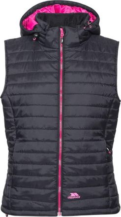 Trespass Aretha, Black, XXL, Warme Gepolsterte Jacke mit Abnehmbarer Kapuze für Damen, Schwarz, XX-Large / 2X-Large / 2XL