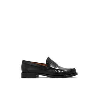 Ferragamo Homme, Chaussures, Noir, Taille: 43 1/2 EU Mocassins en cuir Fillmore