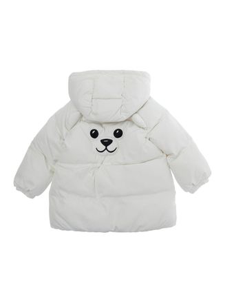 Moschino Quilted Padded Down Jacket - White