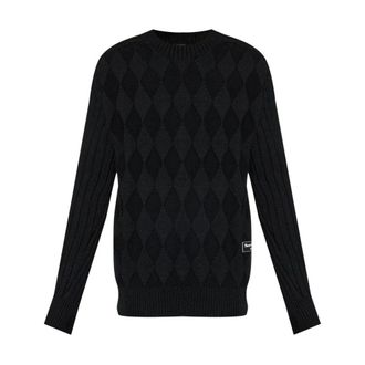 Balmain Homme, Pulls, Noir, Taille: L Sweater With Application