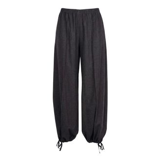 Alysi Femme, Pantalons, Gris, Taille: 38 FR Pantalon large