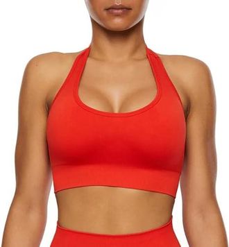 Generic Ensemble de soutiens-gorge pour femmes 2026 - Mode d&eacute;contract&eacute;e - V&ecirc;tements de yoga suspendus, Rouge, M