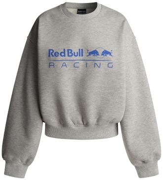 Pepe Jeans London Damen Logo Crew Sweatshirt, Grau (Marl Grey), XL, Grau (meliertes Grau), 46