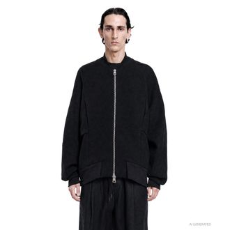 Andrea Ya'aqov Wool Nylon Bomber