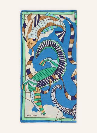 Inou&iuml; Editions Inoui Editions Tuch Cerfs Volants Mit Seide gruen