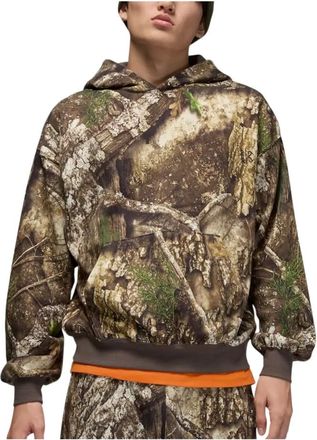 Nike Jordan Homme, Sport, Vert, Taille: XL Brooklyn Fleece Realtree Pullover Sweat &agrave; capuche