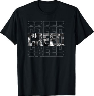 Creed Creed Black & White Movie Frames Epic Text Logo T-Shirt