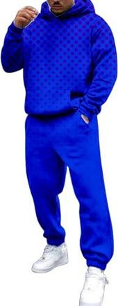 Generic Surv&ecirc;tement de sport pour homme, d&eacute;contract&eacute;, tendance, ample, tendance, imprim&eacute; 3D, pantalon &agrave; manches longues pour la marche, la course &agrave; pied, la r