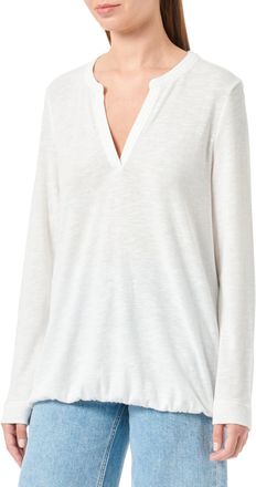 s.Oliver Damen T-Shirt Langarm White 46