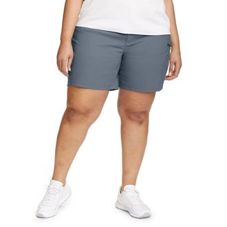 Eddie Bauer Damen Rainier Shorts, Grau (Graphite//Natures Delight), 44